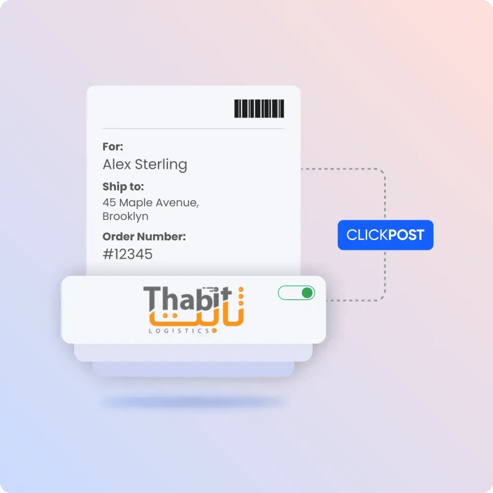Thabit Logistics API Integration & Tracking with ClickPost